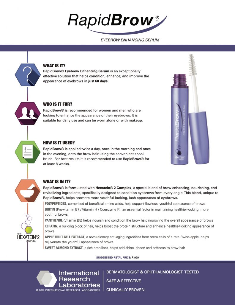 RAPID BROW available on Dot Milton's online store