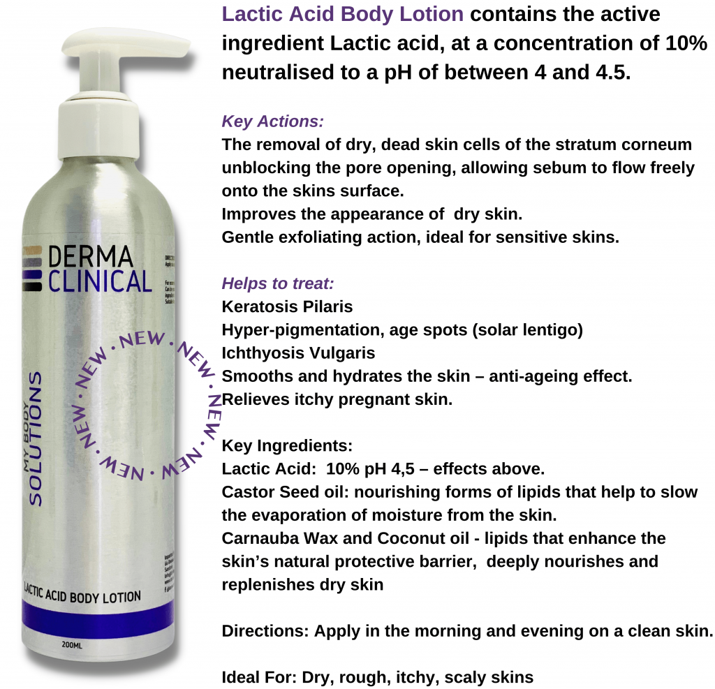Dermaclinical Lactic Acid Body Lotion - 200ml - Dot Milton